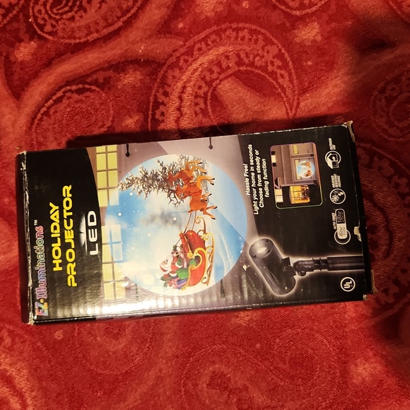 EZ-Illuminations | Holiday | Holiday Projector Featuring Santa His ...